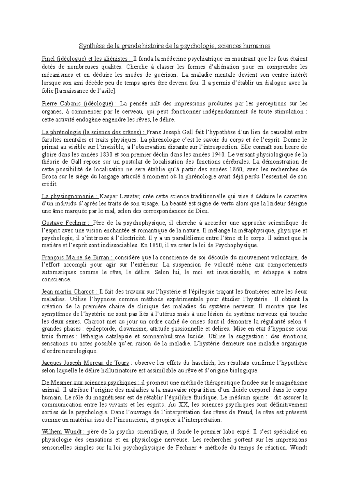 + Synthèse magazine - Synthèse de la grande histoire de la psychologie ...