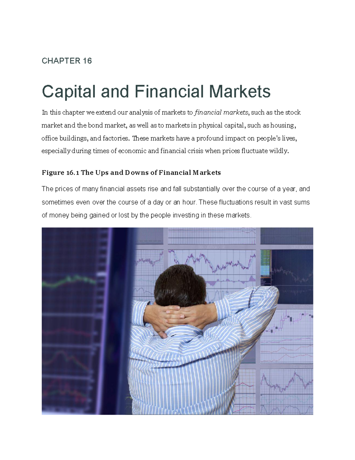 Chapter 16-2 Lecture Notes - CHAPTER 16 Capital and Financial Markets ...