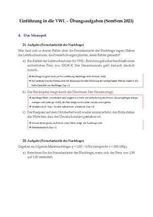 Probeklausur 1 mit Lösung VWL - Hochschule Heilbronn Max-Planck-Str. 39 74081 Heilbronn Prof. Dr ...