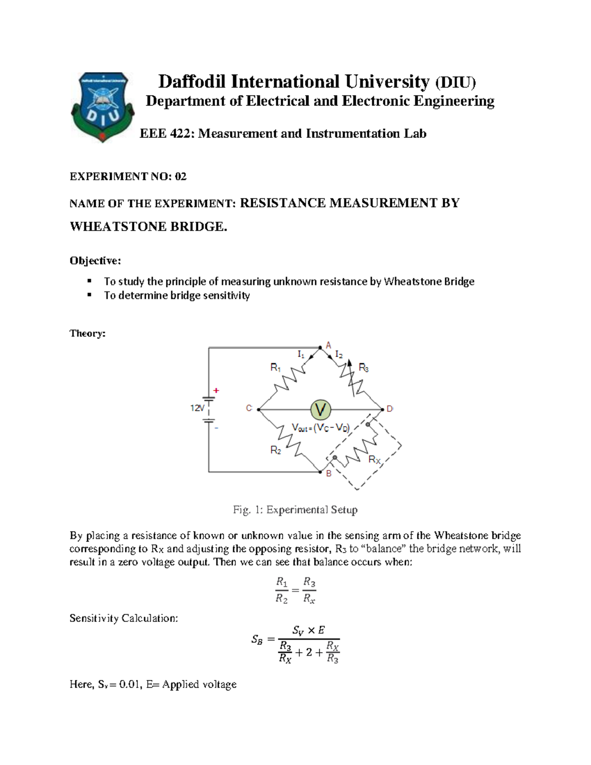 Exp. 02 2 - lab materials - Daffodil International University (DIU ...
