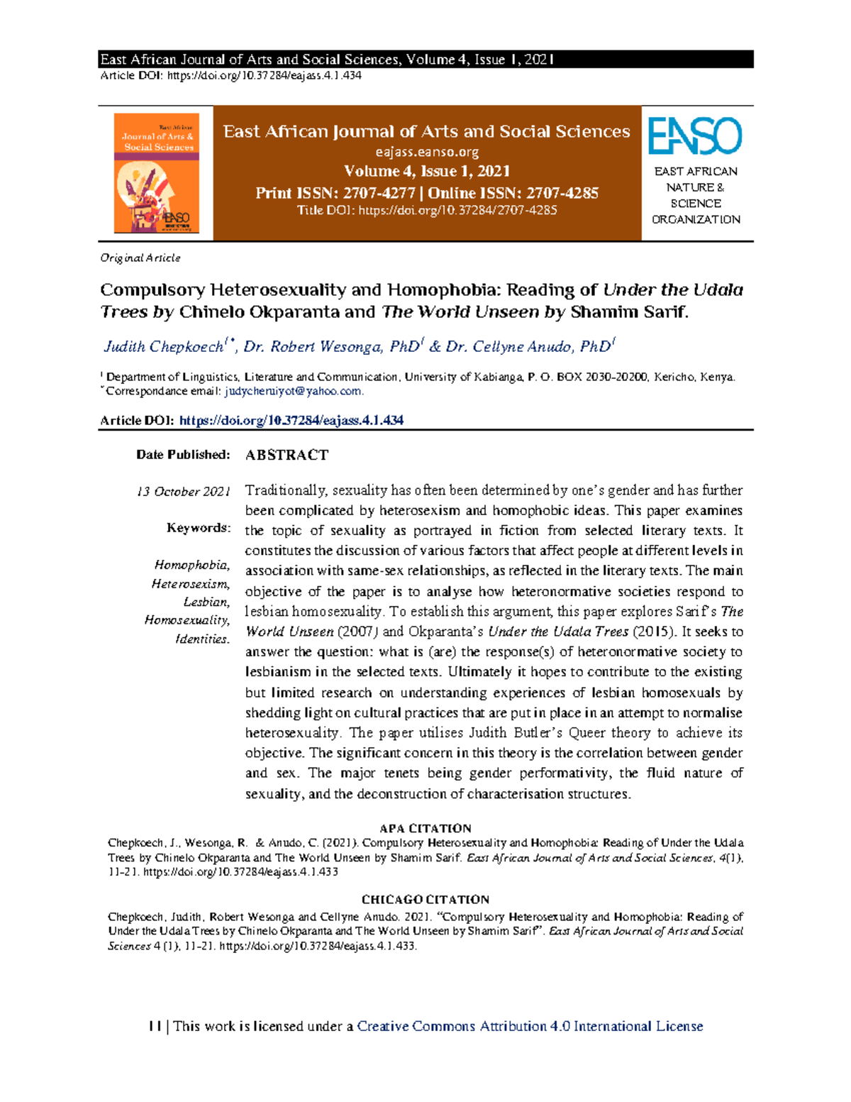 434-Article Text-1224-1-10-20211013 - Article DOI: doi/10.37284/eajass ...