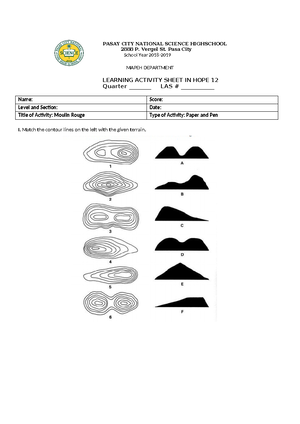 LAS template - Activity - PASAY PE12-01-02) PASAY CITY NATIONAL SCIENCE ...