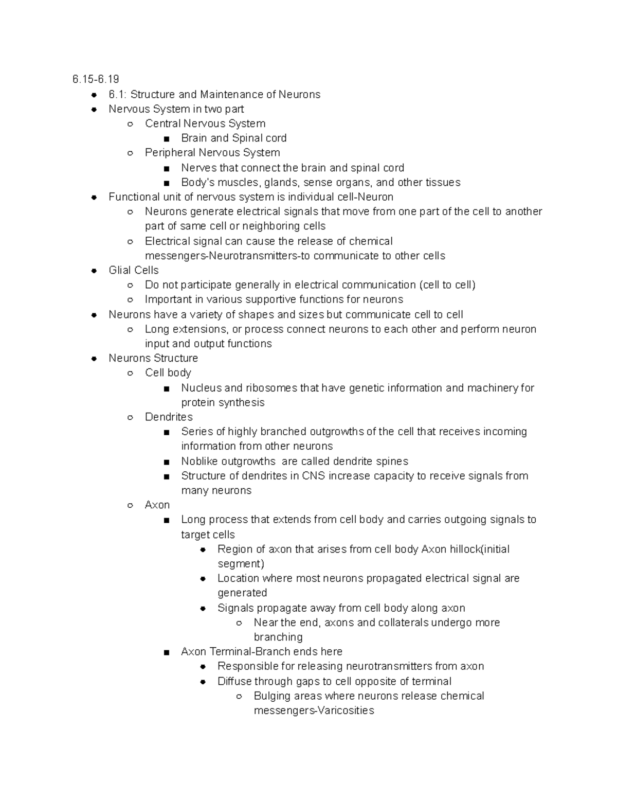 Physiology Neurous System - 6-6. 6: Structure and Maintenance of ...