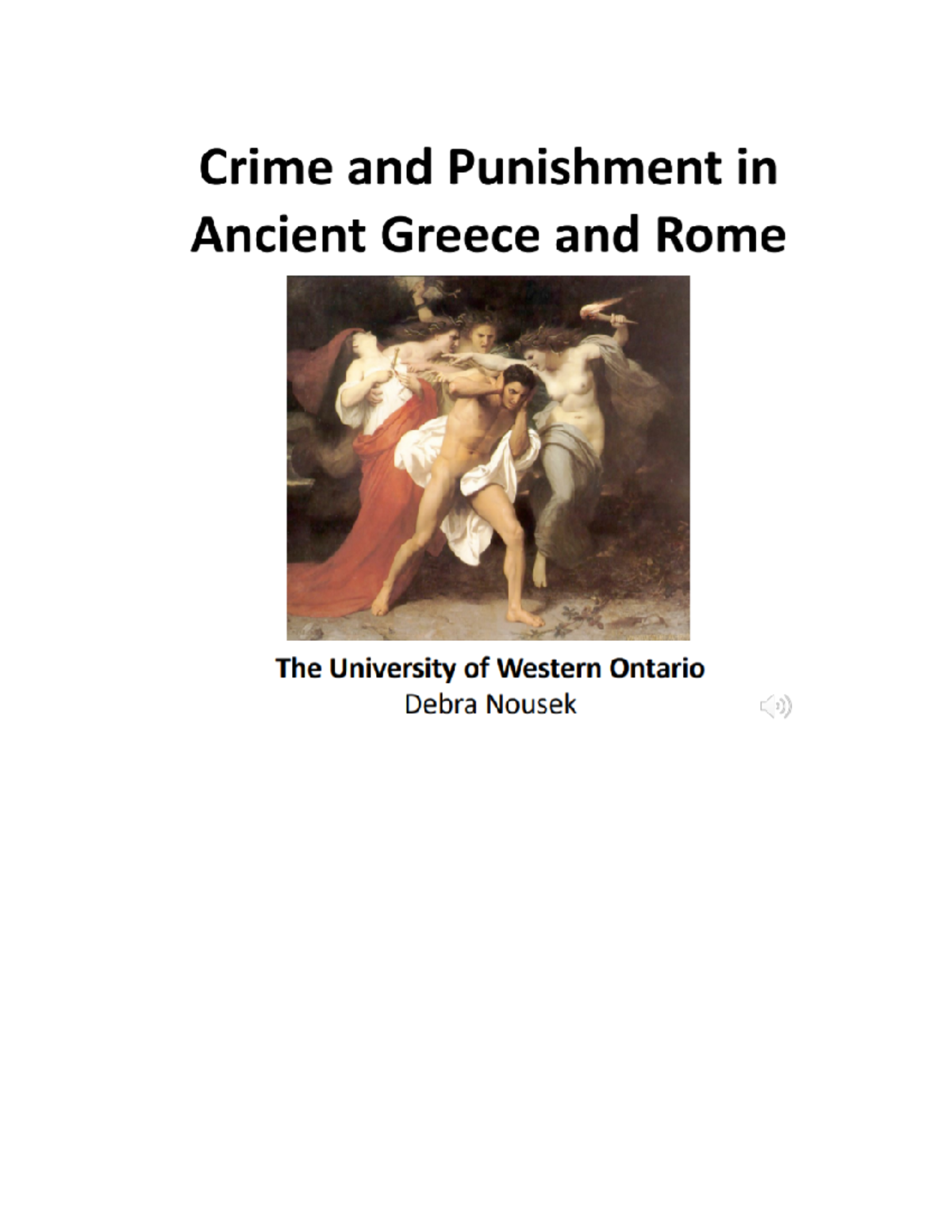 Classics 2301 Week 3 Lecture Notes - The oldest Greek literature is ...