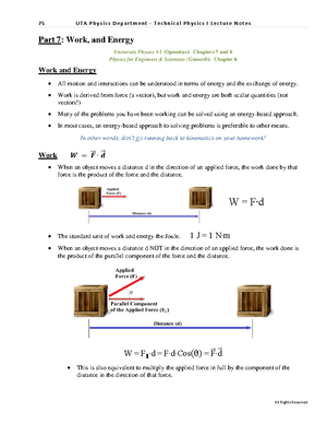 1443 notes Lecture1 - Part 1: Introduction to Physics and Units of ...