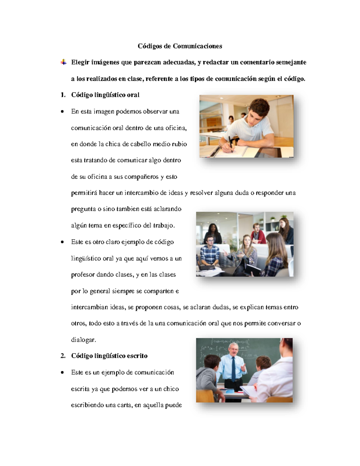 Tipos de comunicacion - Códigos de Comunicaciones Elegir imágenes que ...