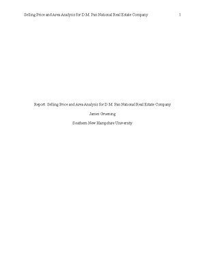 MAT 240 Module Three Assignment - Housing Price Prediction Model for D ...