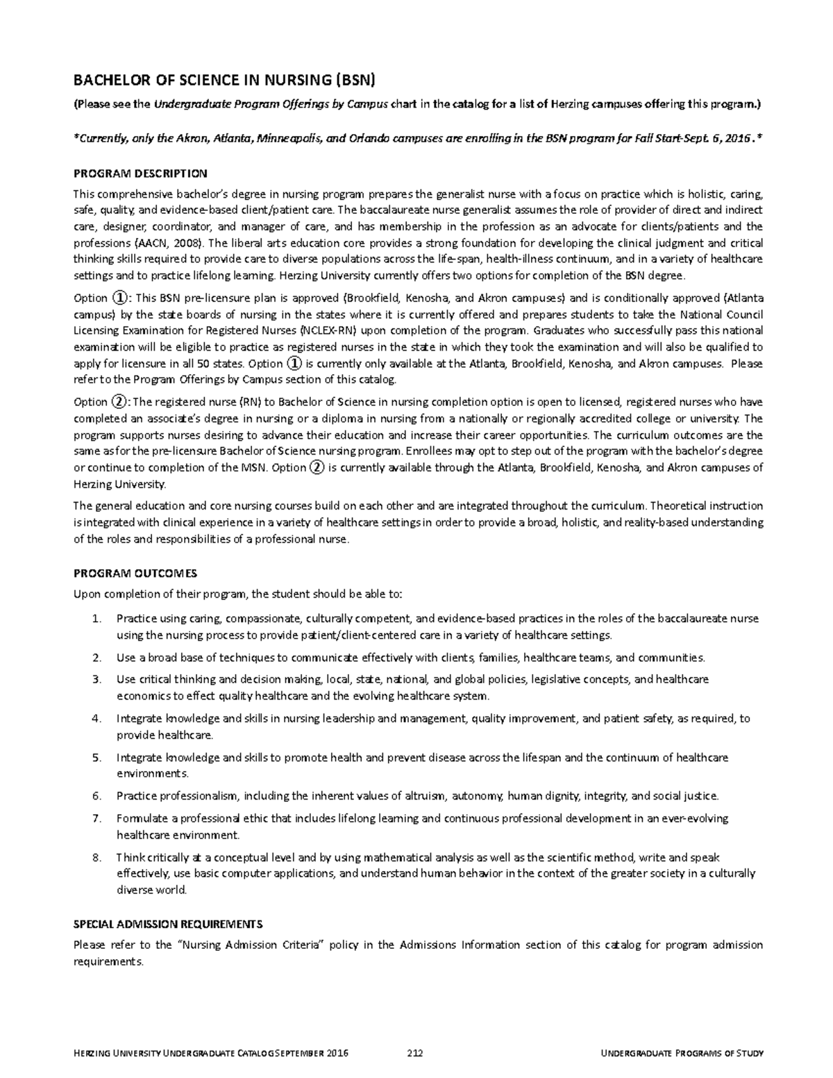 Bsn - Bsn - BACHELOR OF SCIENCE IN NURSING (BSN) (Please see the ...