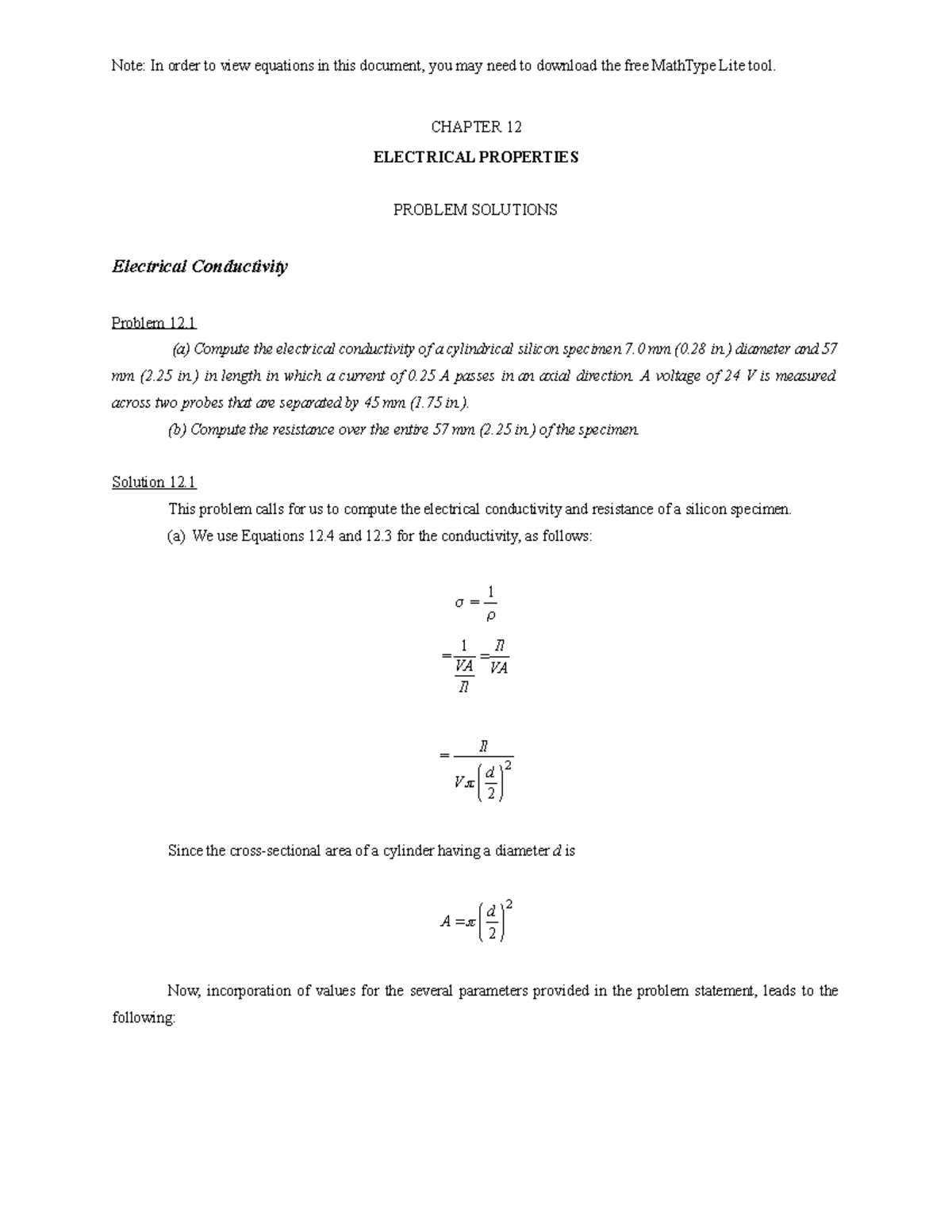 Ch12 - more Info - Note: In order to view equations in this document, you may need to download ...