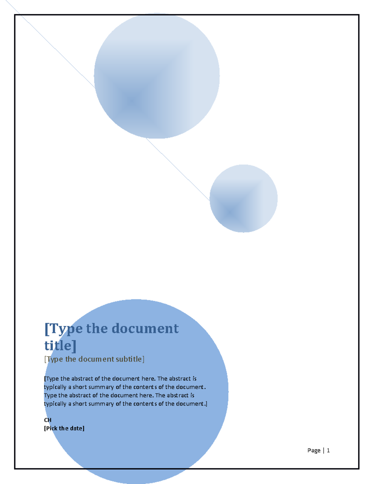 Assignment 1 - [Type the document title] [Type the document subtitle ...