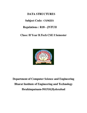 Graphs - computer science branch notes - UNIT 5 - GRAPHS The Graph ADT ...
