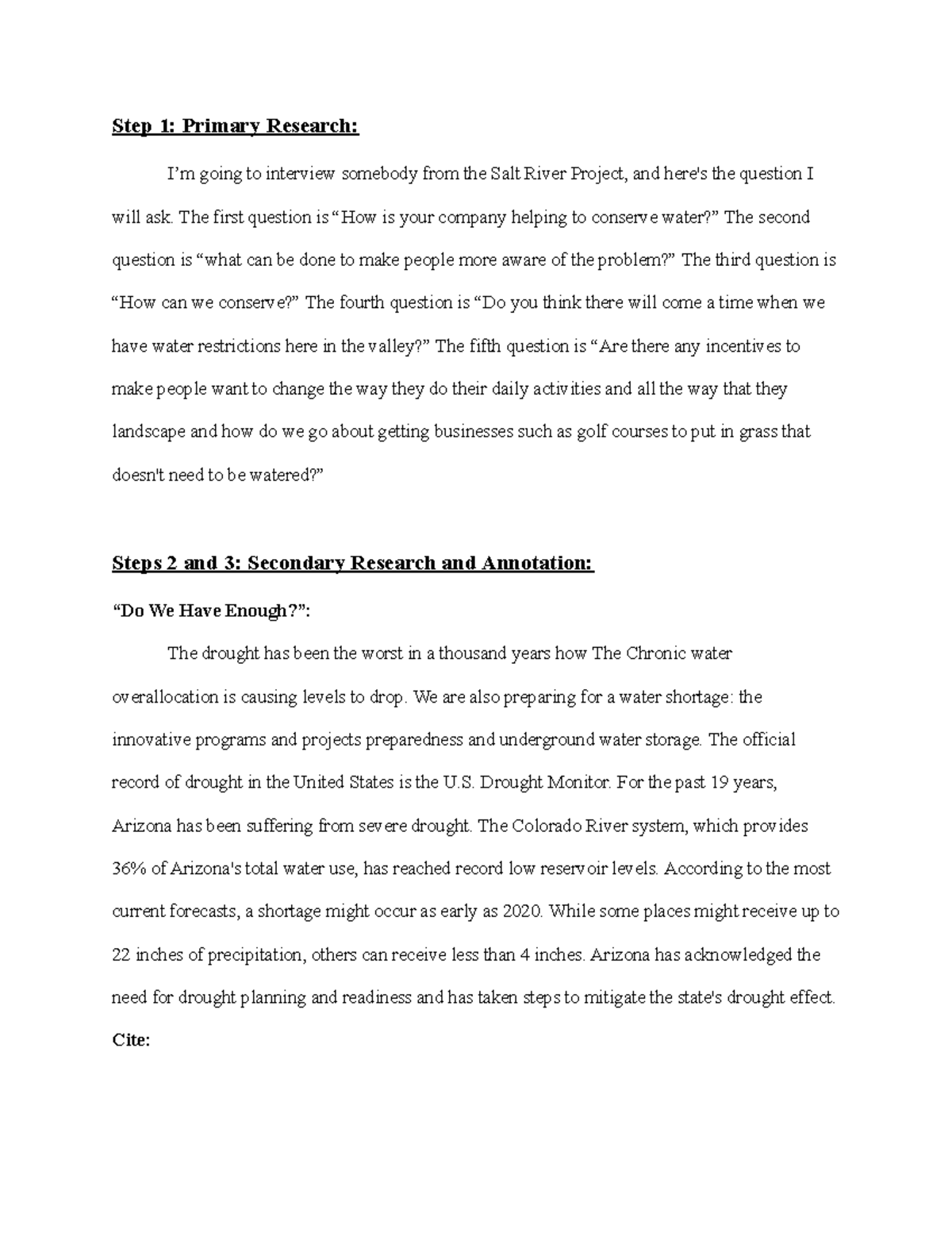 Project 1 Research- Barbara Karg - Step 1: Primary Research: I’m going ...