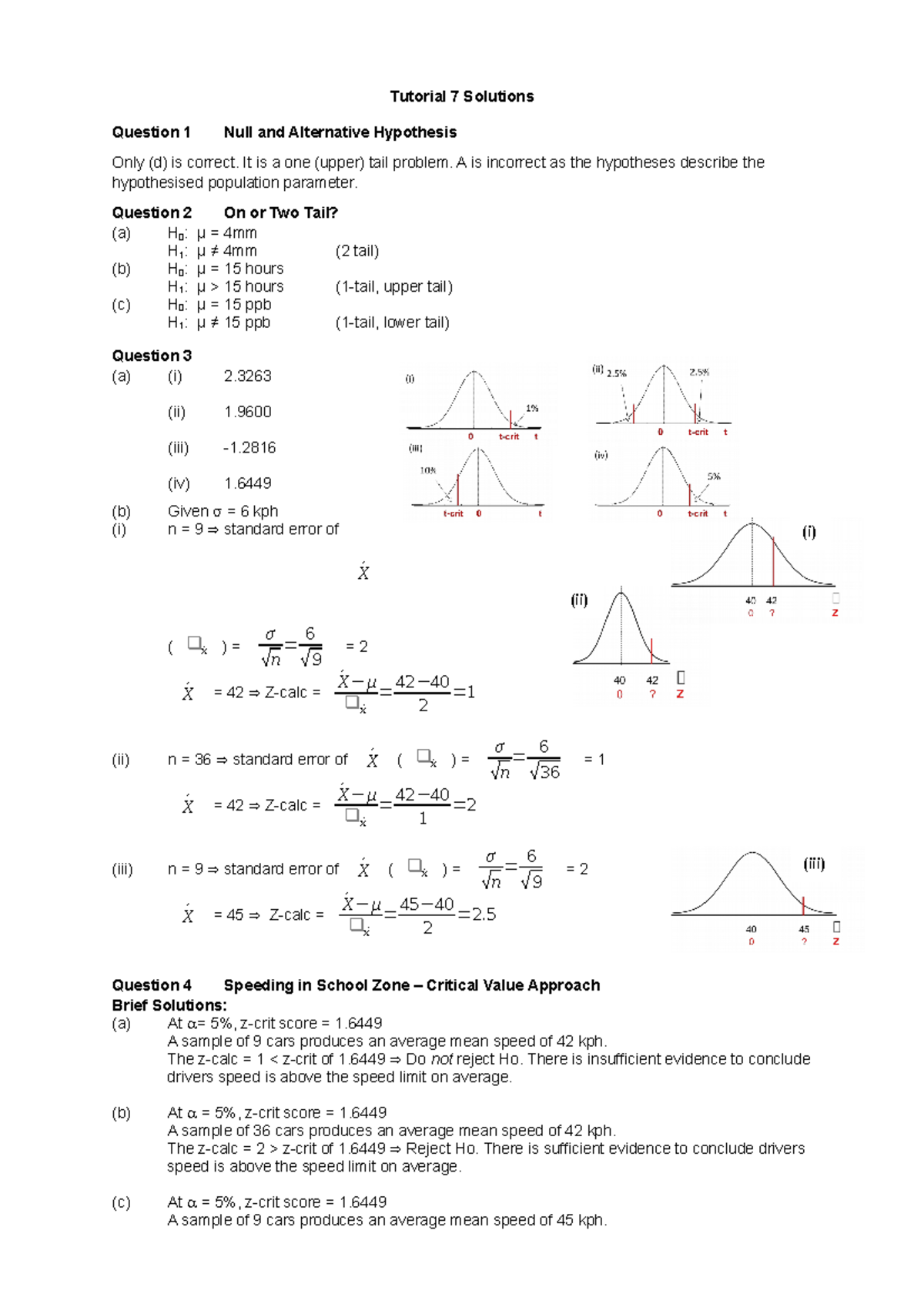 Tute 7 Full Solutions - Tutorial solusion - Tutorial 7 Solutions ...