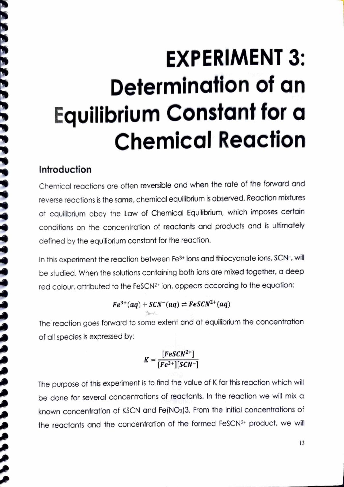 Adobe Scan Nov 12, 2024 - Lab Manual Experiment 3 - EXPERIMENT 3: Determination of an ...