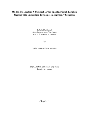 Methodology On-the-Go Locator A Compact Device Enabling Quick Location ...