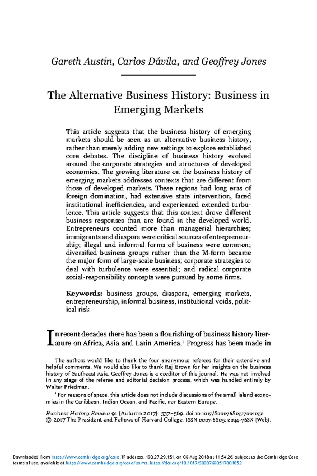 Lectura contratación internacional. 8 - Gareth Austin, Carlos Dávila ...