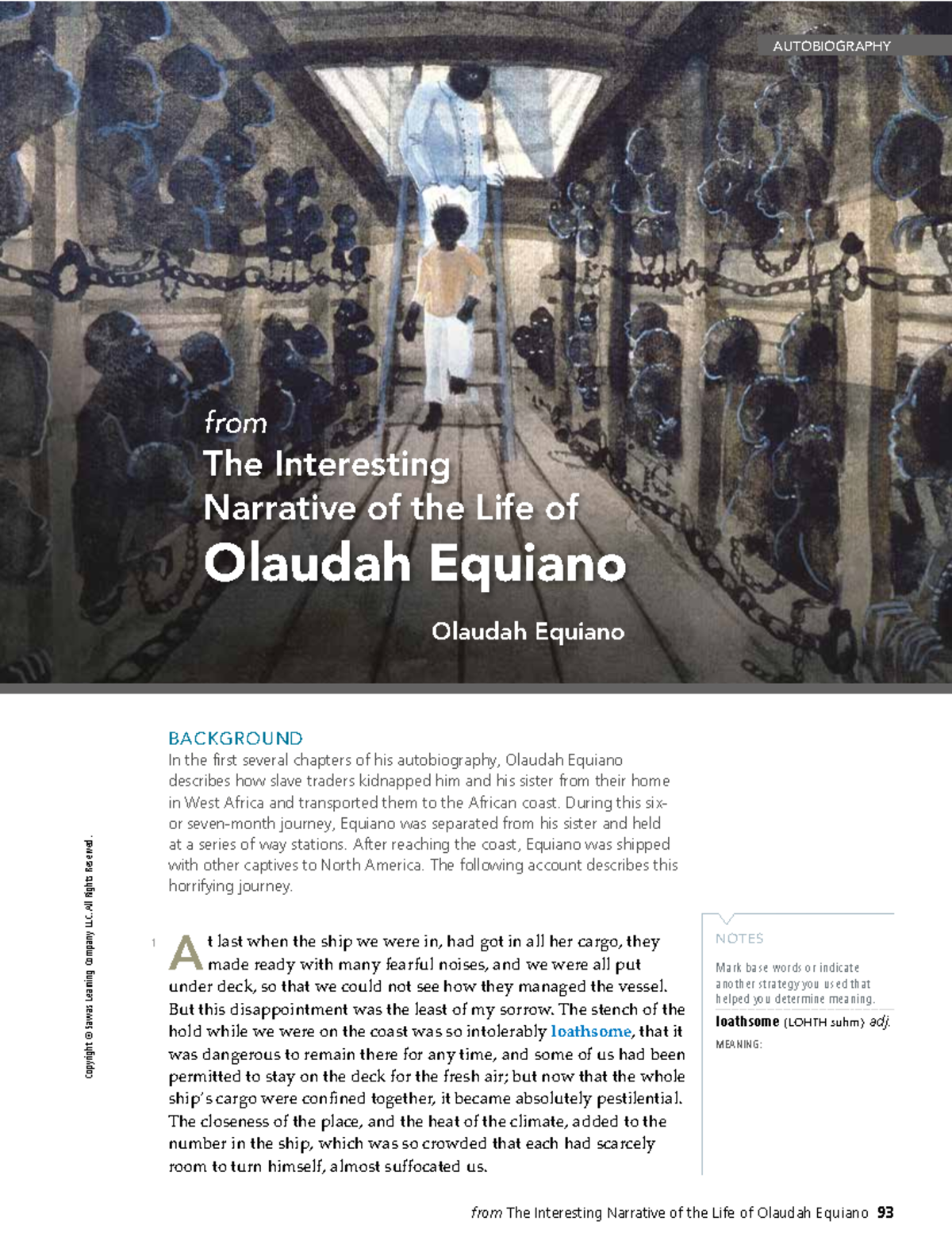 The Interesting Narrative of the Life of Olaudah Equiano - Copyright ...