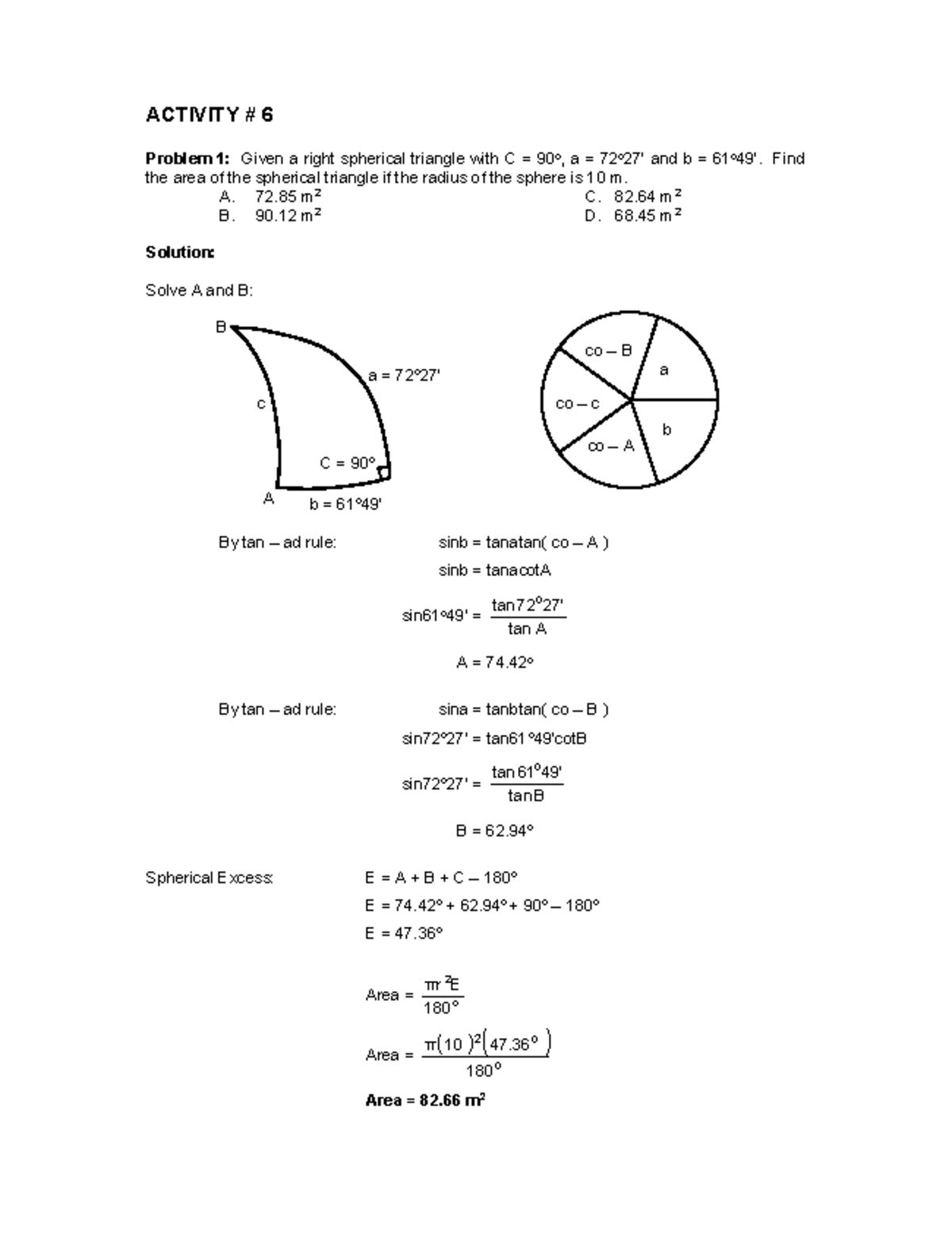Ccactivity# 6 sol - Solutions of the Activities by Engr. Edwin ...
