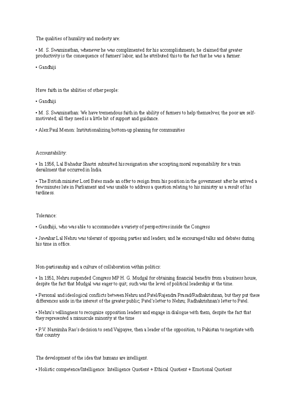 Ethics Lecture 11 - The qualities of humility and modesty , credits to ...