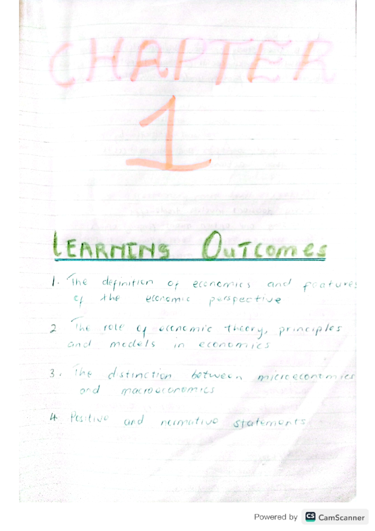 Economics chapter 1 notes - EKN 110 - Studocu