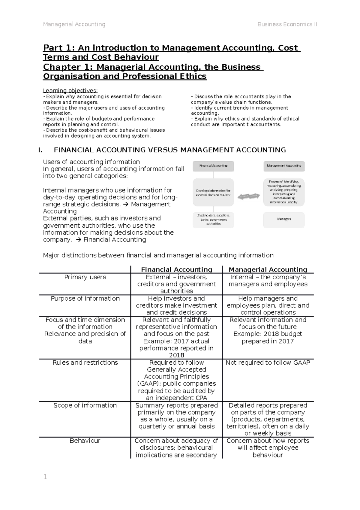 Chapter-1-MA - Copy Notes taken during class - Part 1: An introduction ...