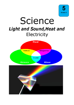Science 5 Q3 FM Module 3 pdf - SCIENCE Good Conductors of Heat and Electricity OVERVIEW LET’S ...