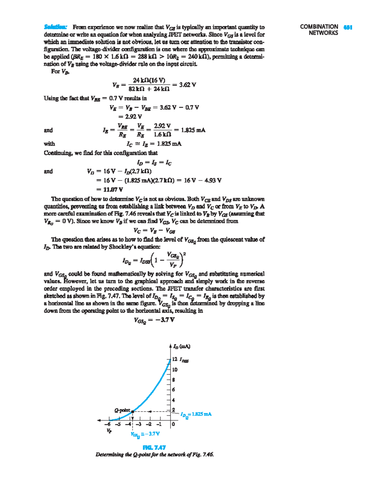 FET Biasing examples - Electronic Circuit: devices and analysis - Studocu