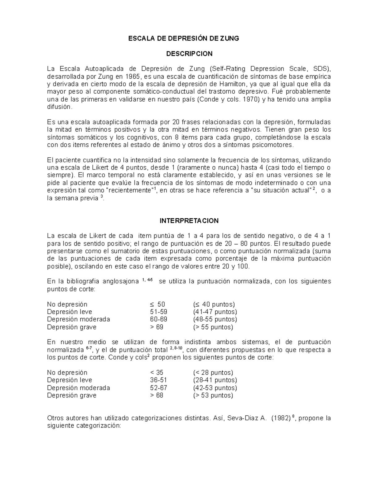 116291008-Depresion-Zung (1)Ficha técnica - ESCALA DE DEPRESIÓN DE ZUNG ...