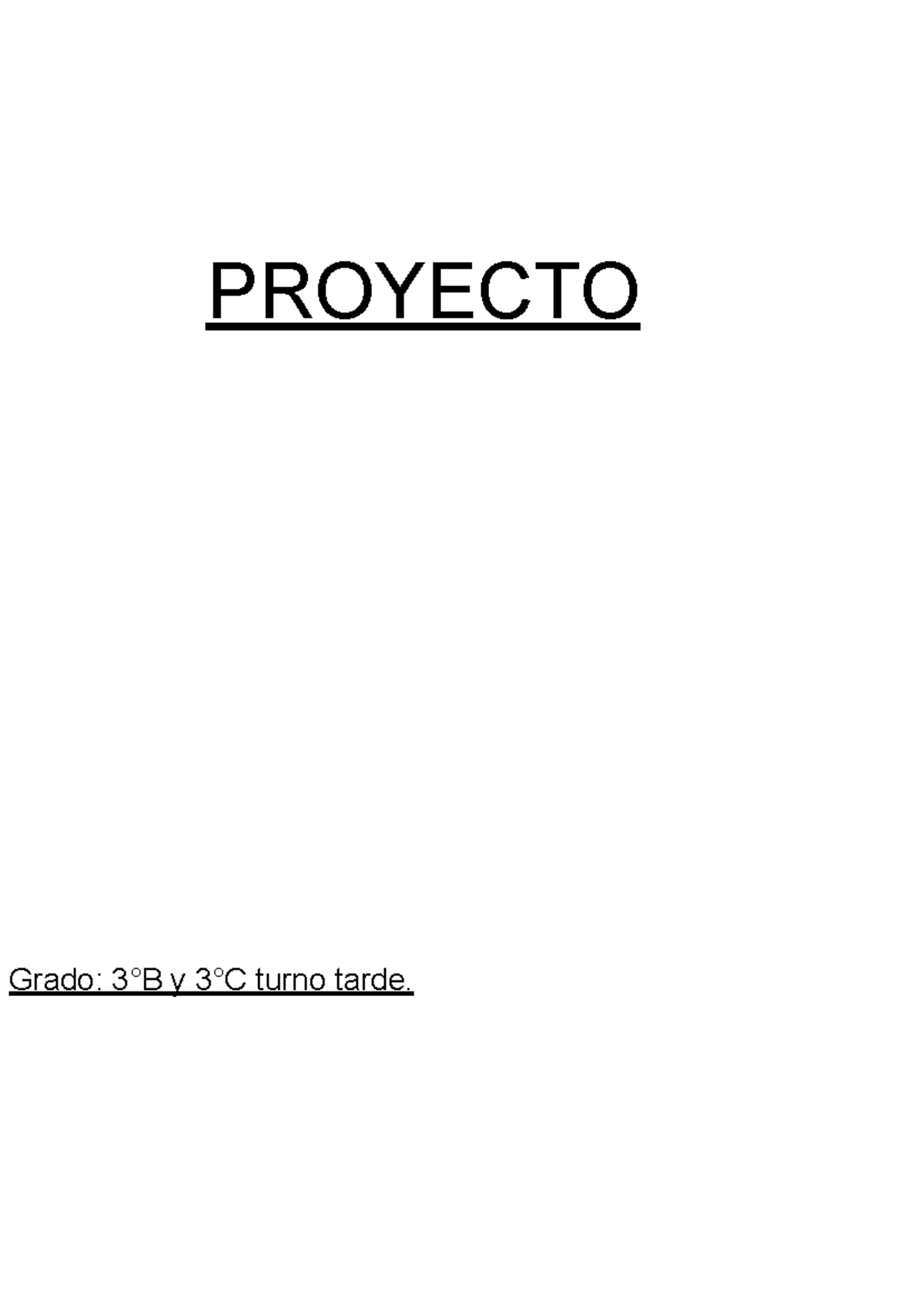 Sub. Proyecto-¿Las plantas respiran-3ro B y C - PROYECTO Grado: 3°B y 3°C turno tarde. - Studocu