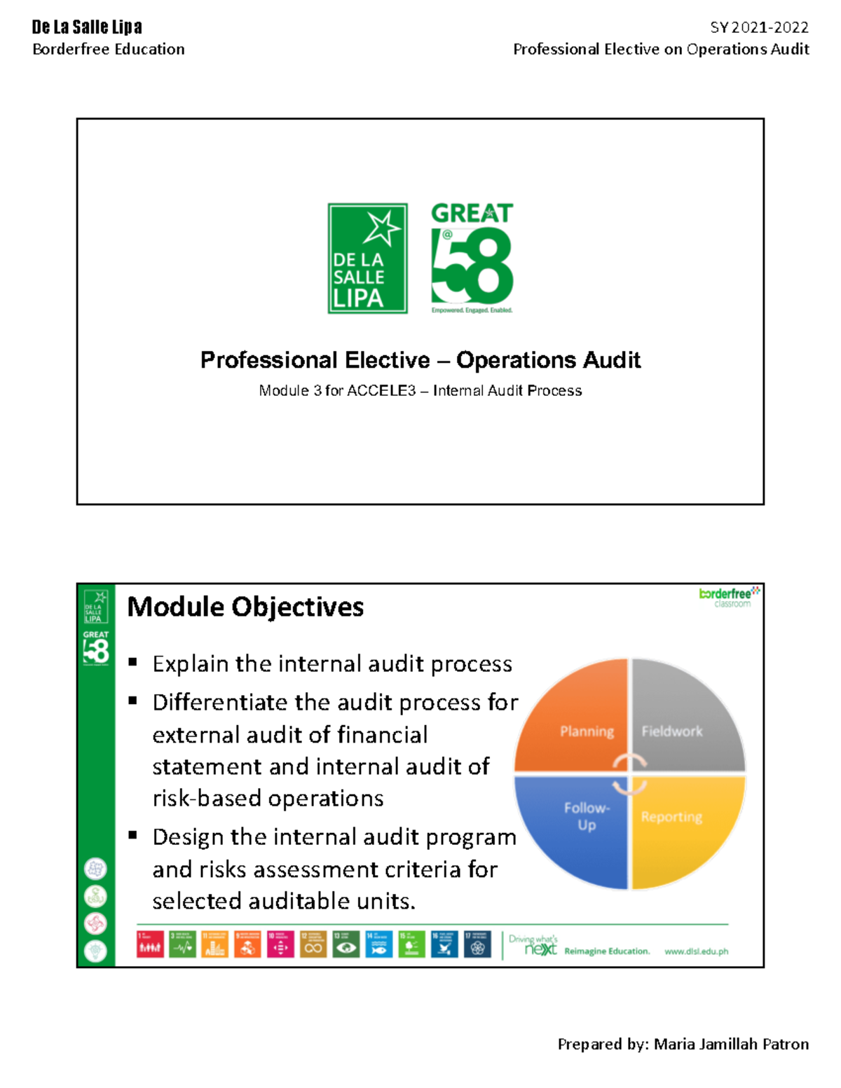 Accele 3 3.1.1 RM - Lecture notes for Professional Electives 3 in BSA ...