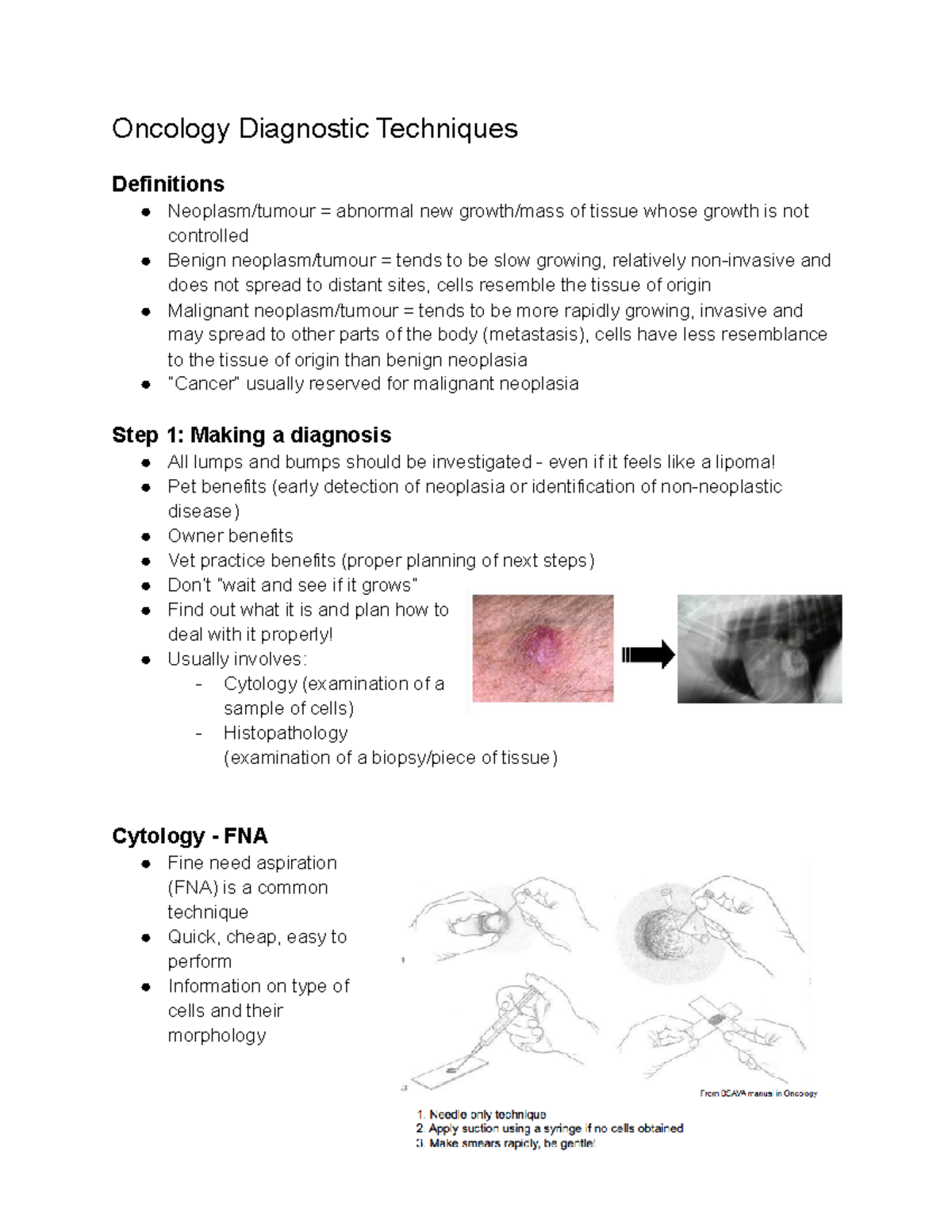 Oncology Diagnostic Techniques - Oncology Diagnostic Techniques ...