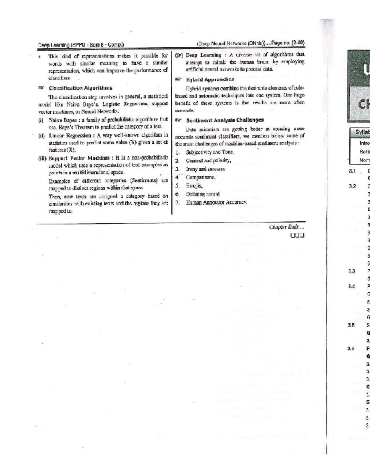 Tech Neo DL U3-6 Split - This is a pdf of TechNeo Deep learning - Computer Engineering - Studocu