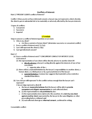 Professional Responsibility - G - PROFESSIONAL RESPONSIBILITY OUTLINE I ...