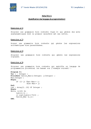 Compilation cours - Studocu