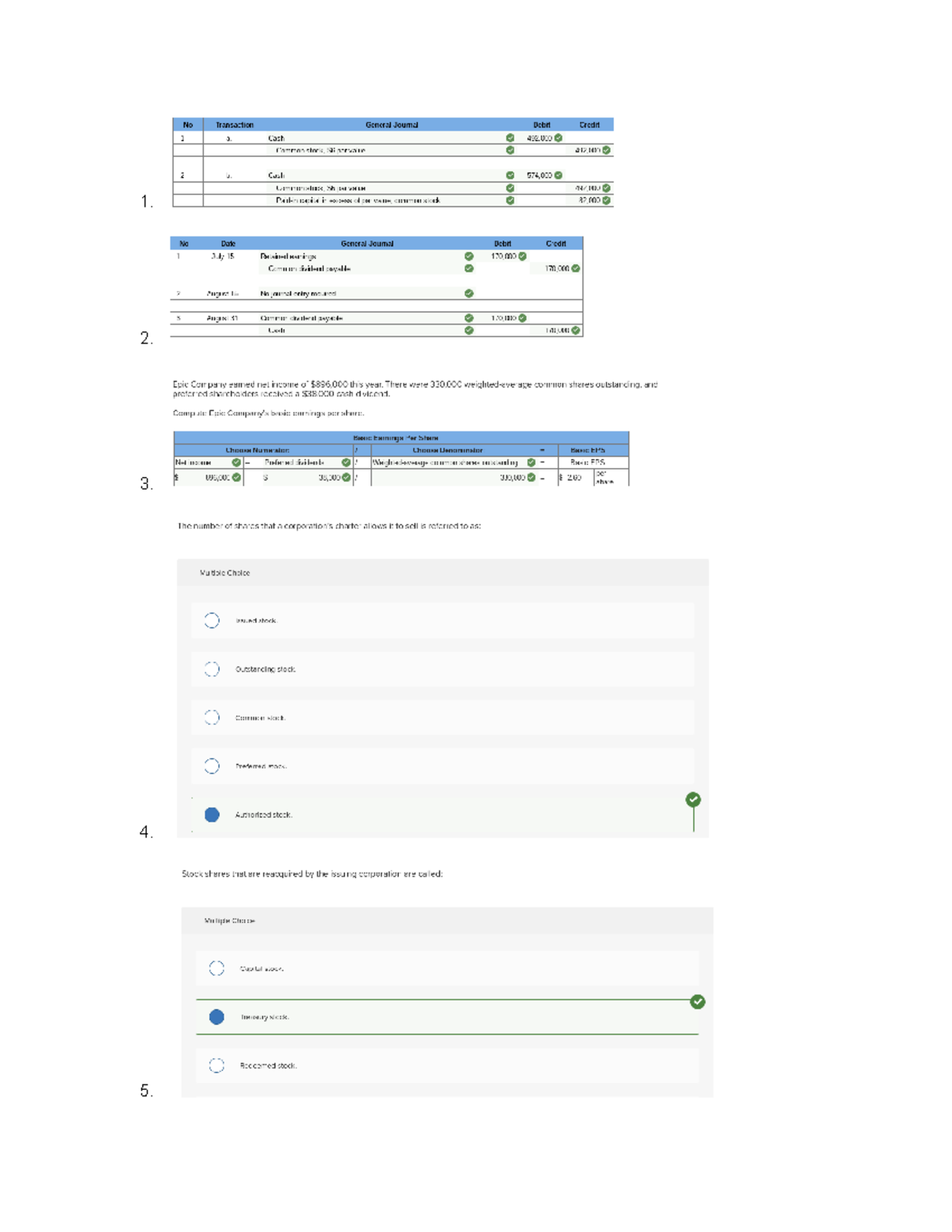 Chapter 11 Homework Assignment - No Transaction General Journal Debit ...