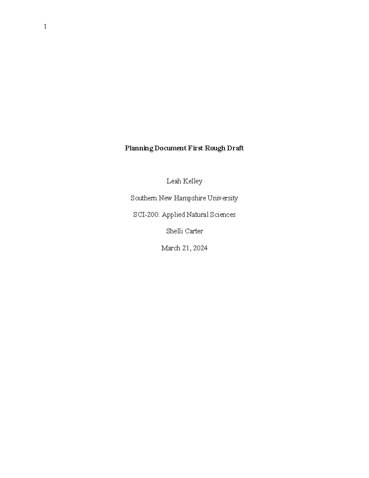 Planning Document First Rough Draft (1) (1) (1) - Planning Document ...