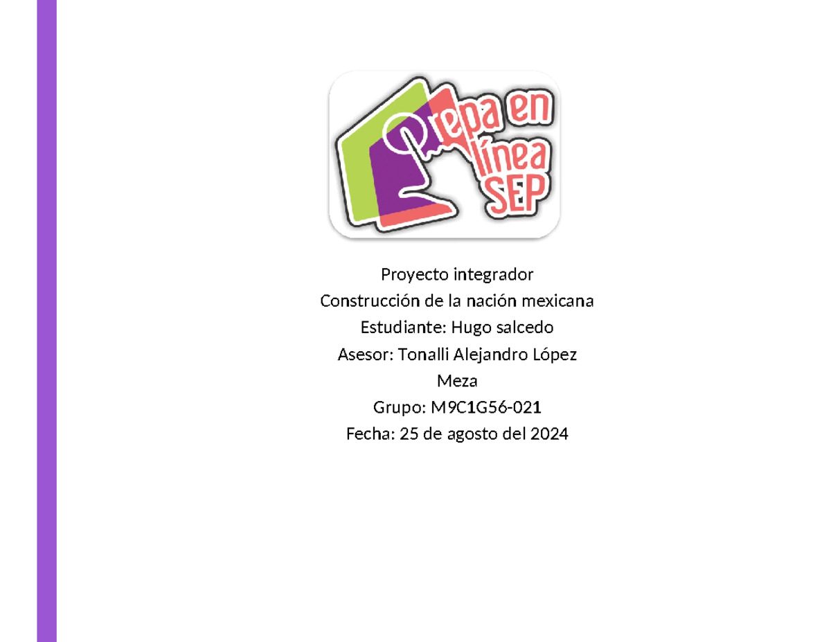 Hugo Nahum Tarea - proyecto Integrador modulo 9 - Proyecto integrador ...