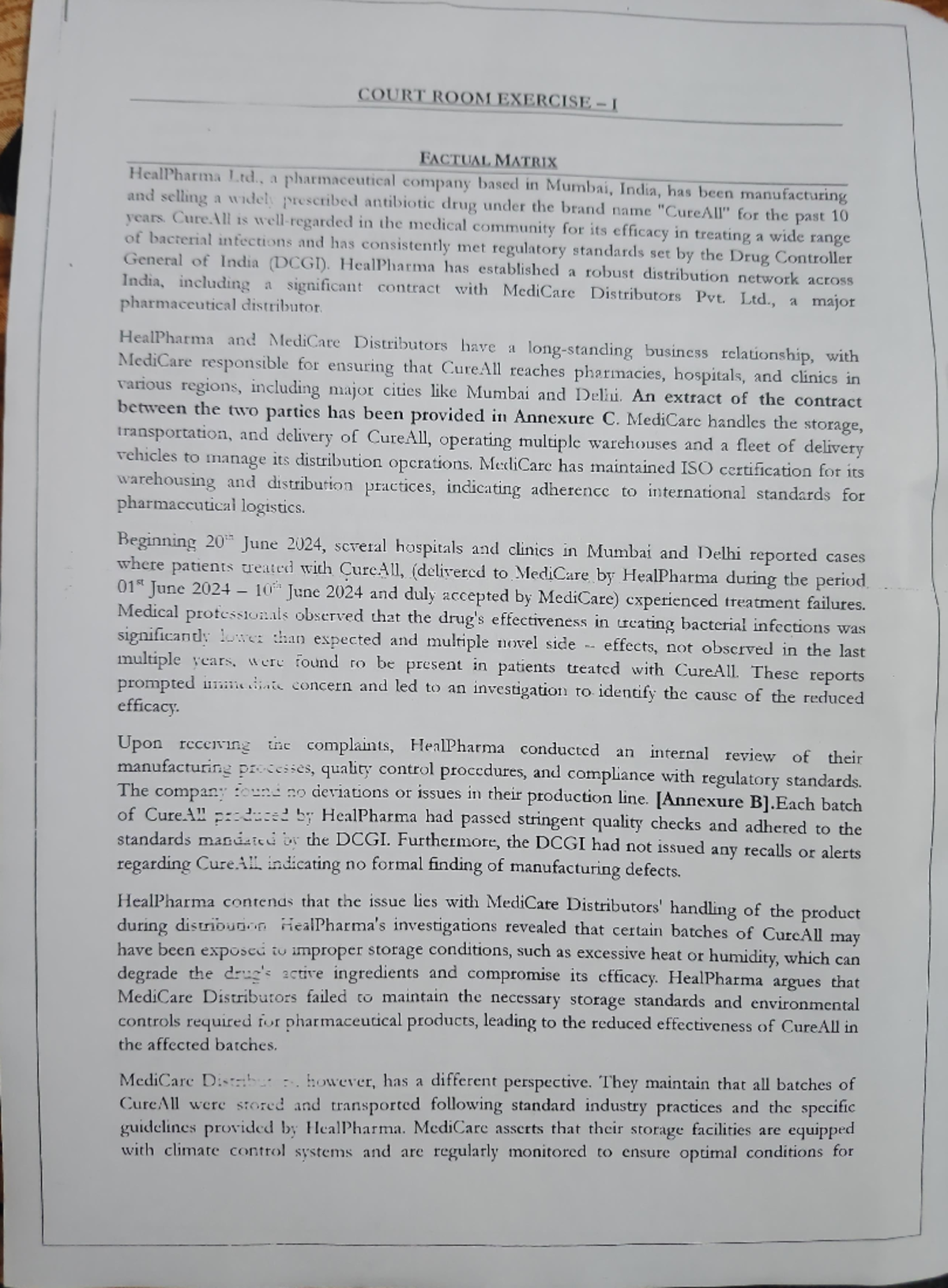 Ct prop - Please give as much information as possible - COURT ROOM ...