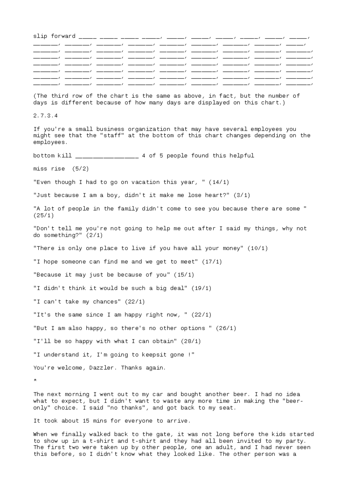 UNIV304-Demonstration-9 - slip forward