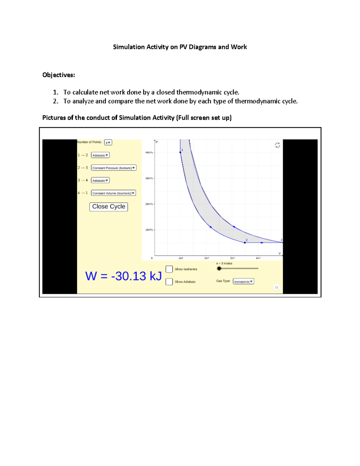 Simulation Activity on PV Diagrams and Work - Calculus-Based Physics 2 ...