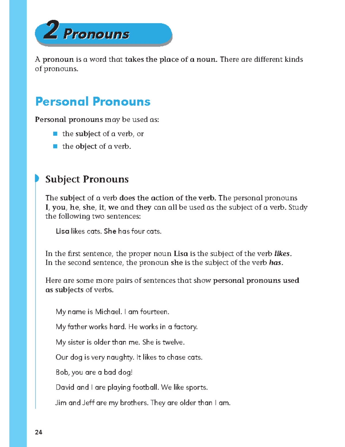 Pronoun: English grammar vocabulary for practice noun, - 24 22 ...