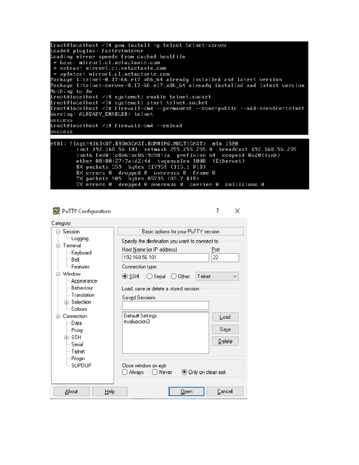 Install config telnet - descripción de connfiguraciones de linux - Administración de Sistema ...