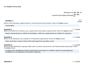 Mod 4 - Quiz 4 - 4-2 Module Four Quiz Attempt Score 25 / 25 - A Overall ...