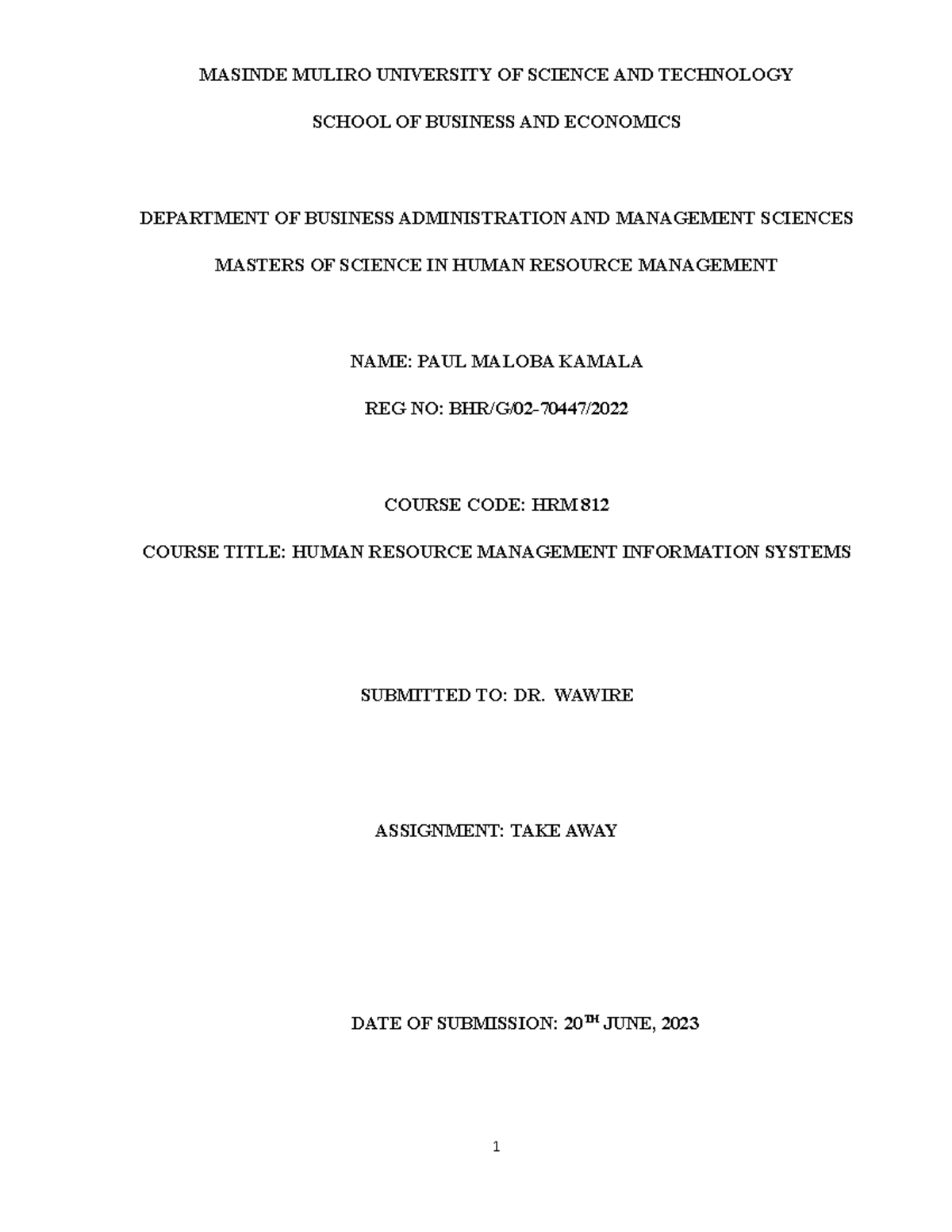 HRIS- Computer Applications - Business management system - Studocu