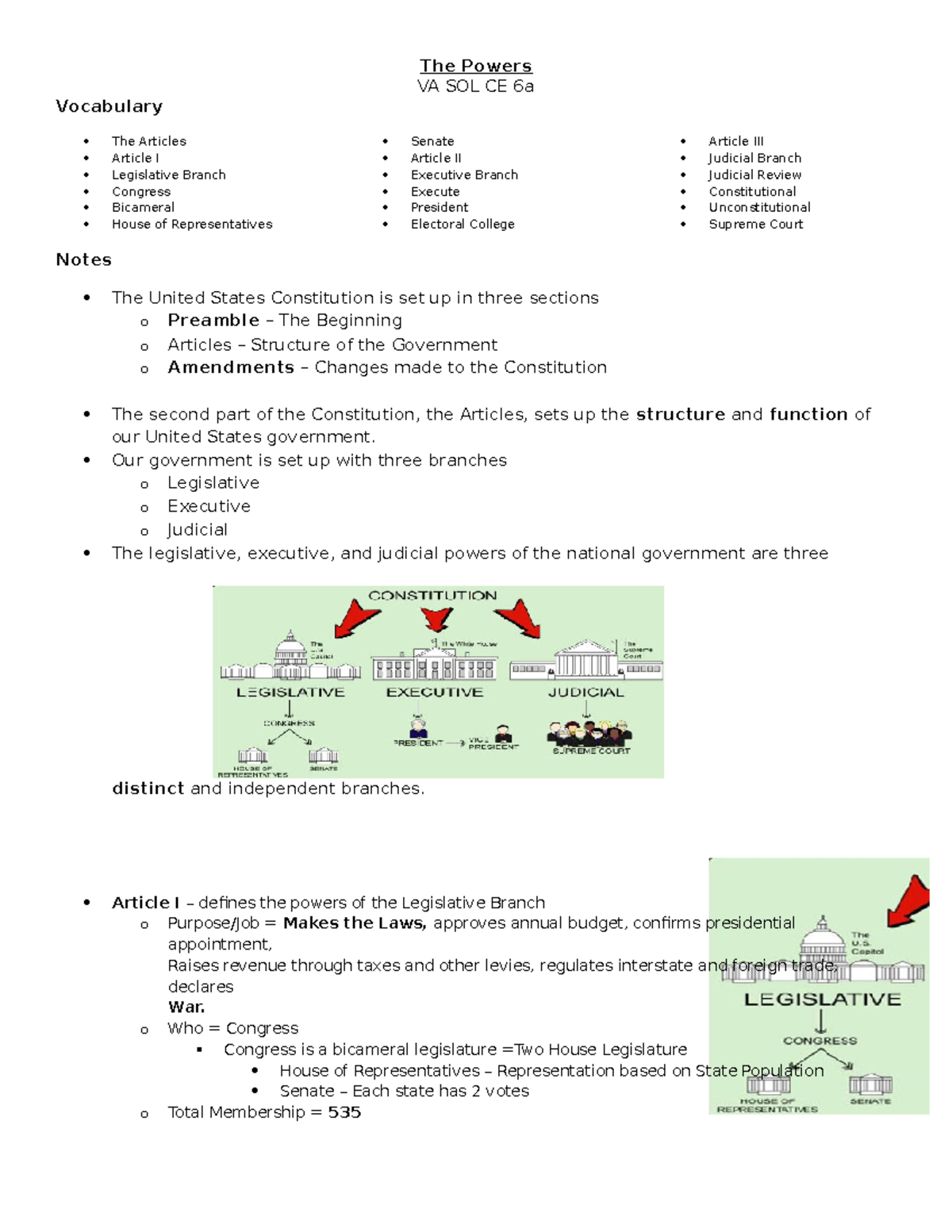 CE+6a-+the+powers+notes+filled+in - The Powers VA SOL CE 6a Vocabulary ...