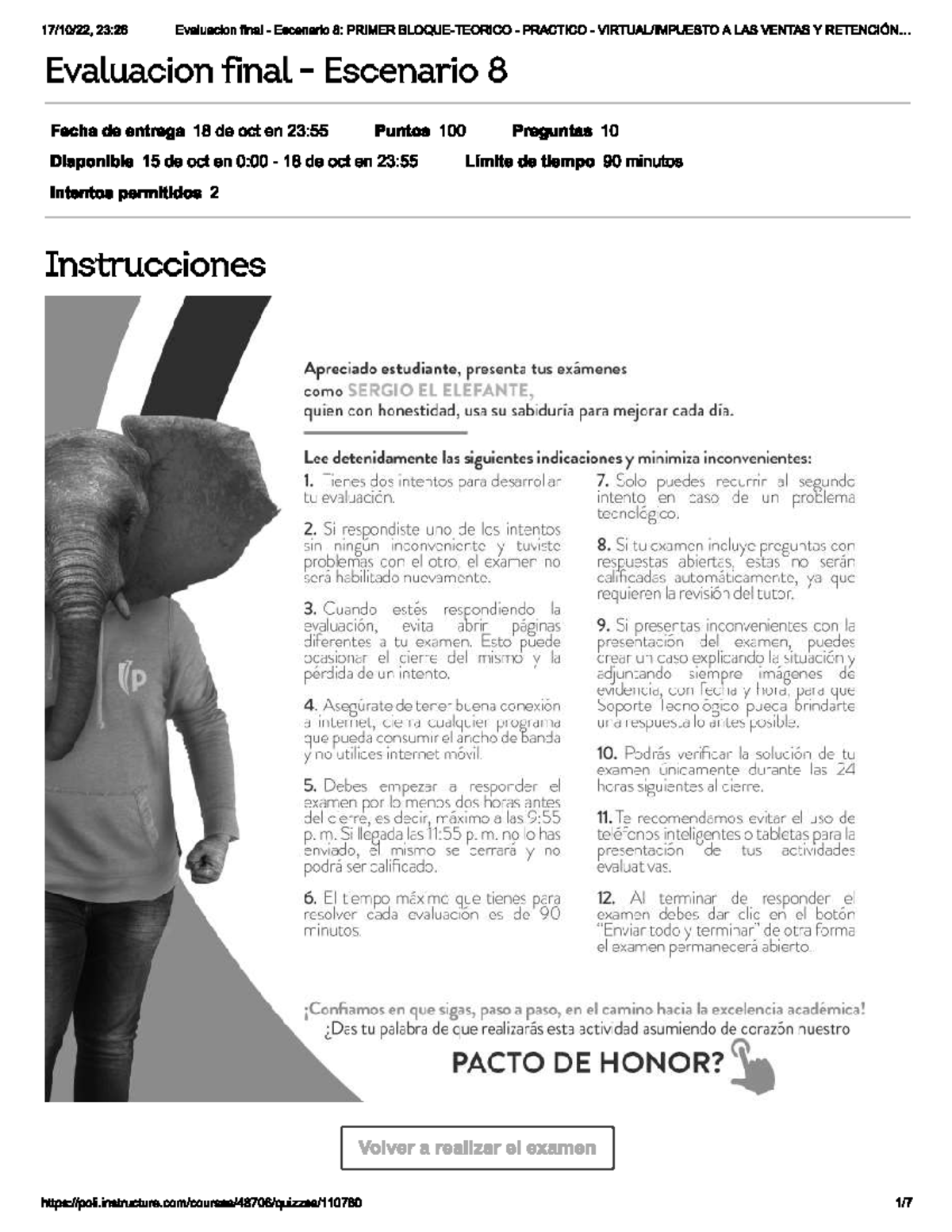 Examen final - impuesto de renta e iva - Studocu