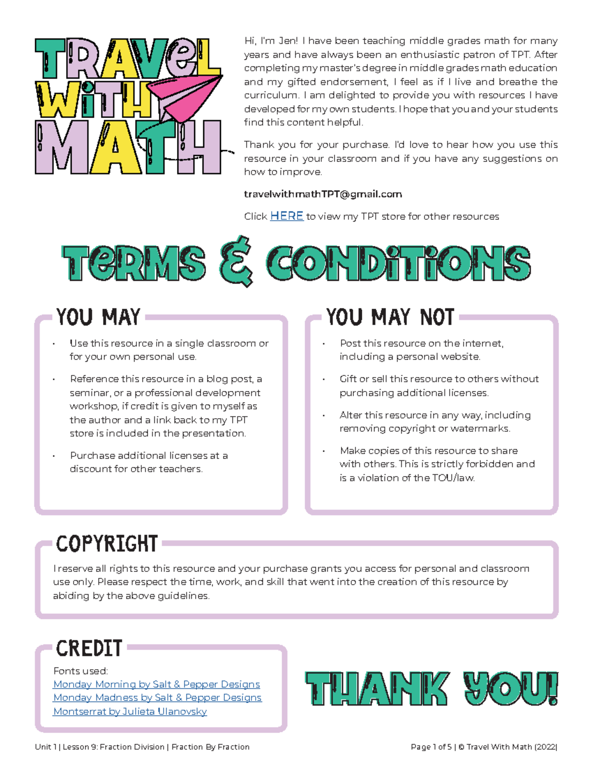 Fractionby Fraction Division Scaffolded Guided Notes Application-1 - I ...