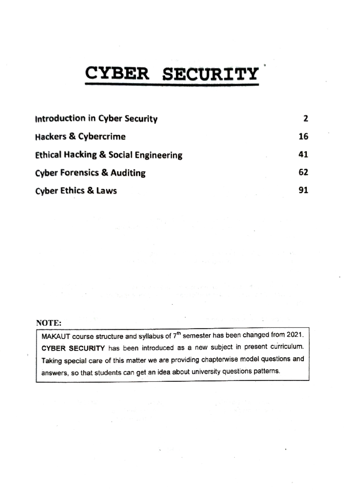 Cyber-security-organizer - Cyber security - Studocu