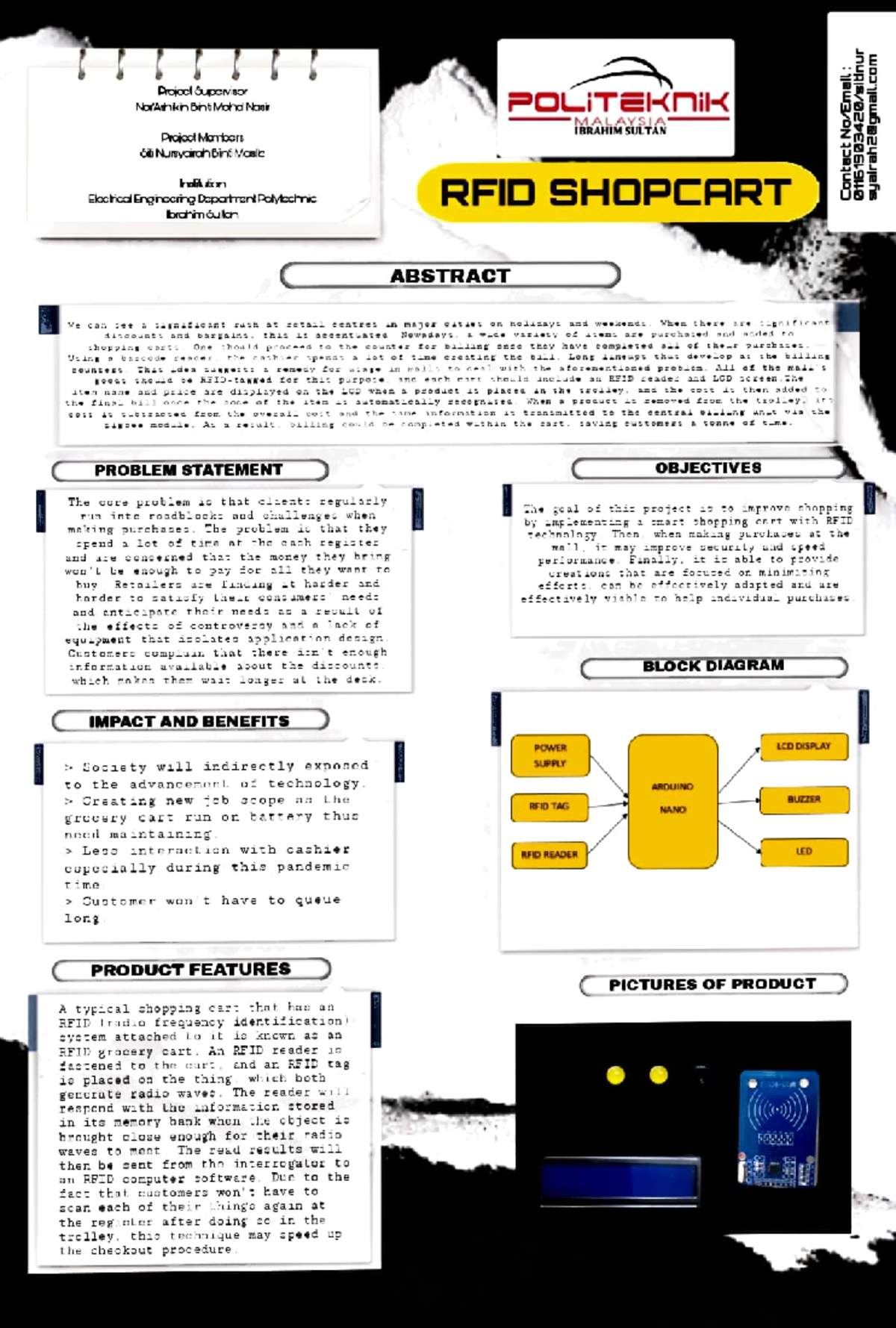 Poster RFID Shopcart 444 Syairah - Projact&upevior POLITEKNiK ieRAHIM ...