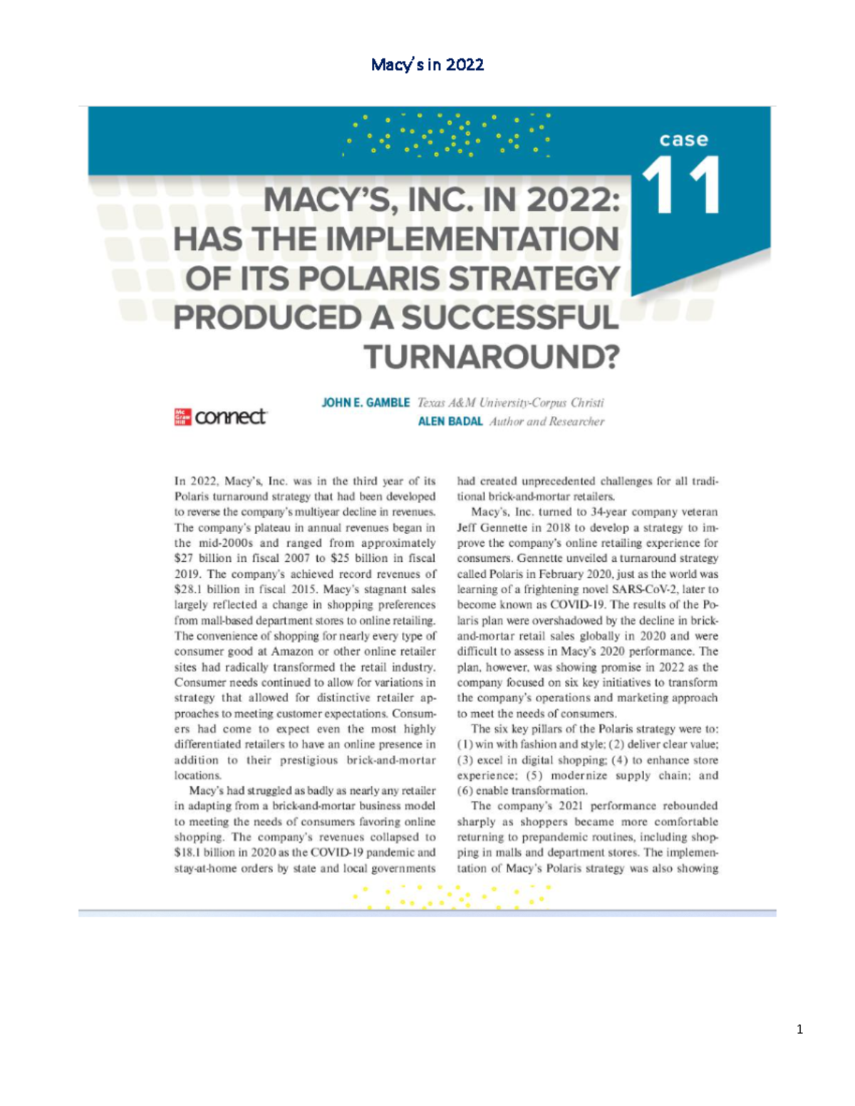 Macy´s in 2022 - jhoh - in 2022 case INC. IN 2022: 11 HAS THE ...